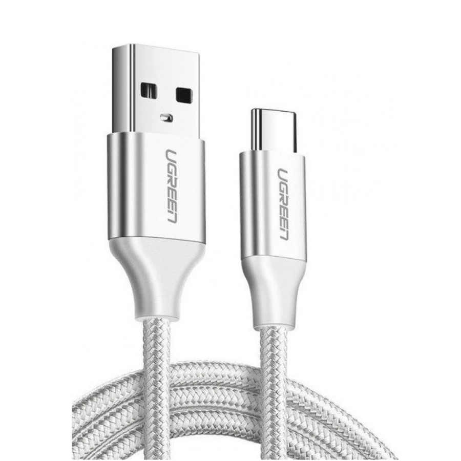 Ugreen Charging Cable US288 USB-C 1m 60131 3A - Silver | Sharaf Electro ...